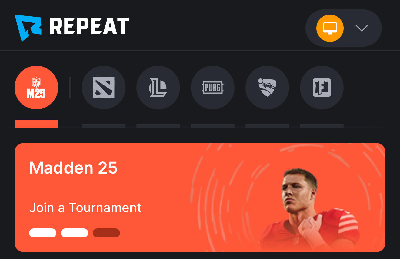 Joining a Tournament on the Repeat Mobile App – Repeat.gg
